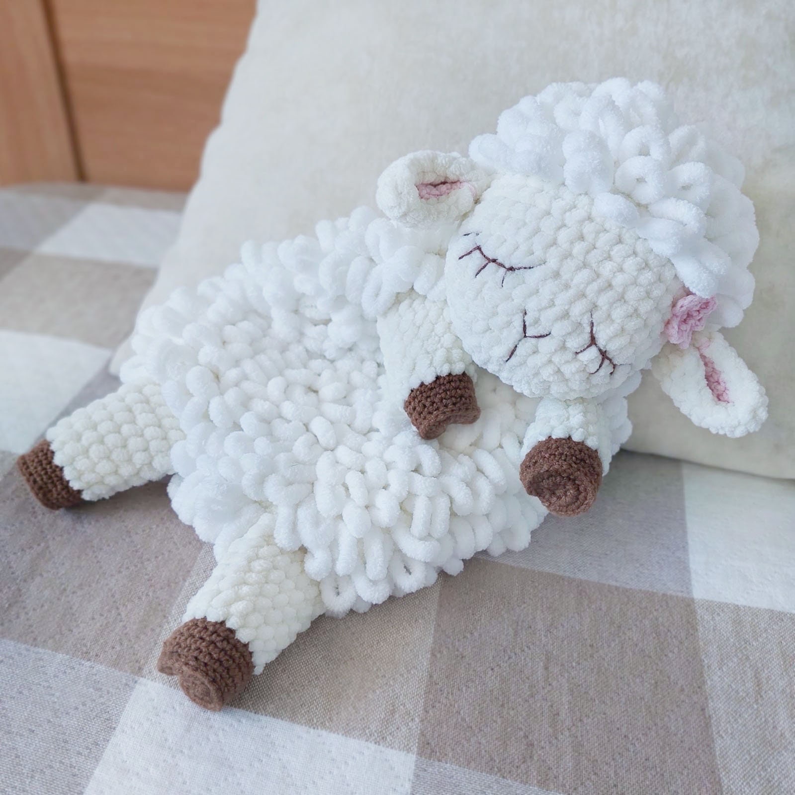 Crochet Comforter Lamb Pattern PDF, Comforter Toy Amigurumi, Amigurumi ...