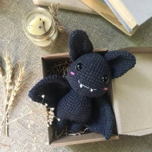 Bat Crochet Pattern, Crochet Bat, Halloween Crochet Pattern, Amigurumi ...