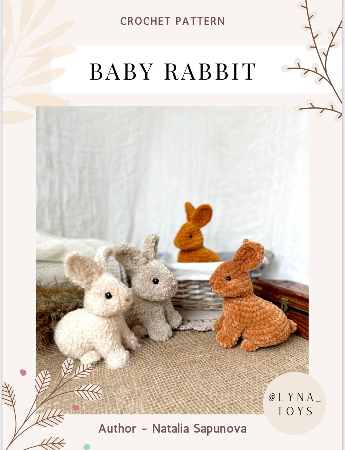Crochet Pattern Baby Rabbit English and Polish / Crochet - Etsy Australia