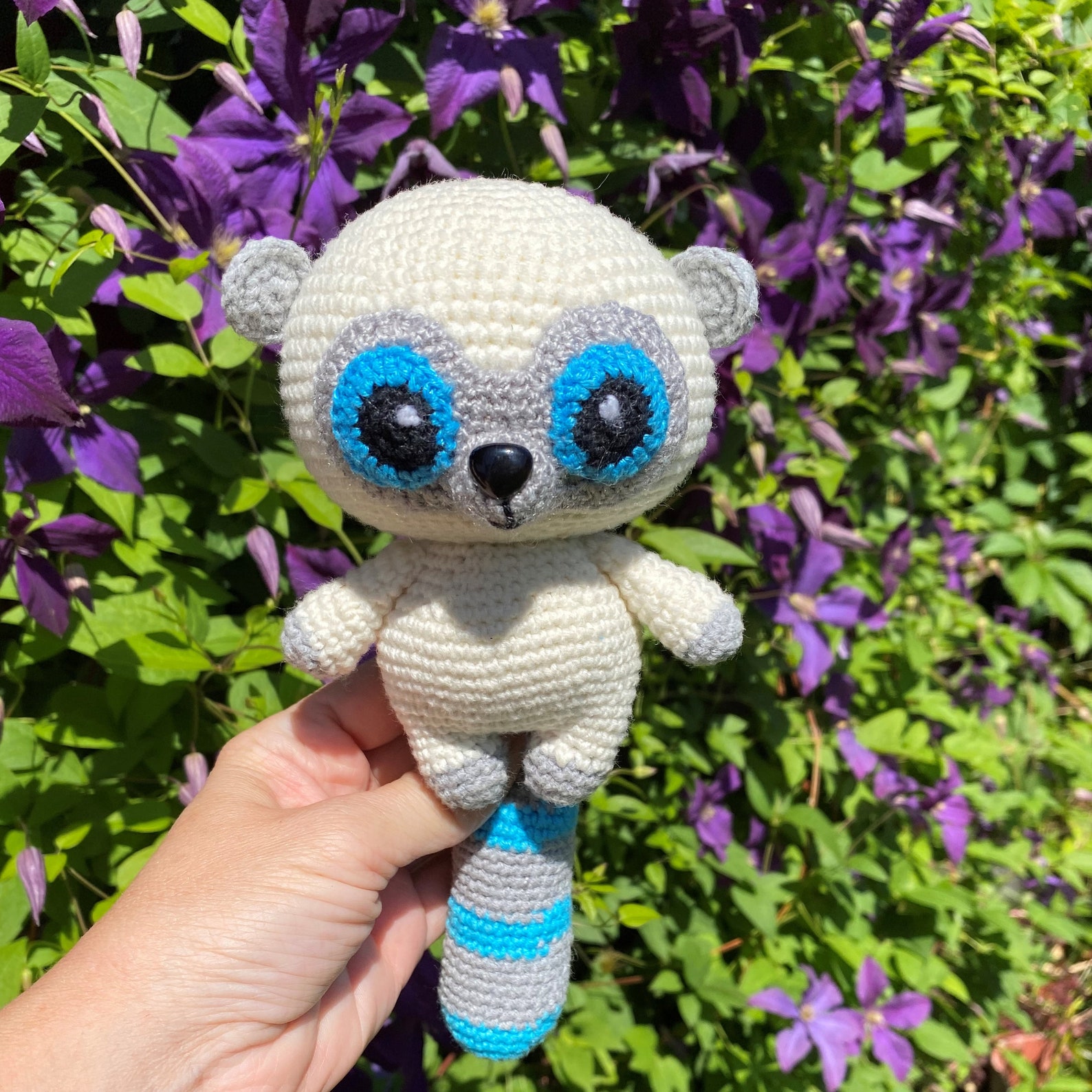 Crochet Pattern Lemur Toy. Crochet Animals Amigurumi Pattern. - Etsy