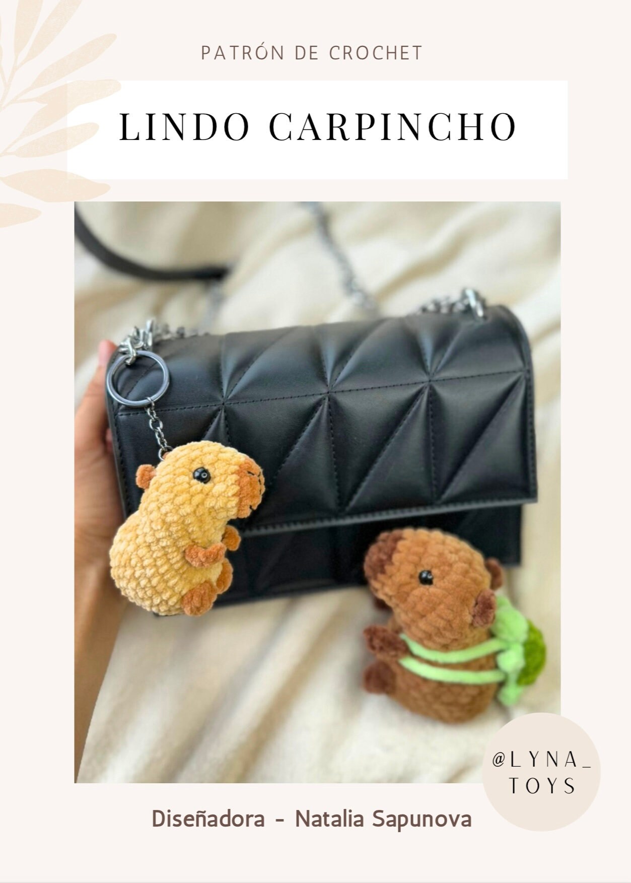 Crochet Pattern Cute Capybara / Amigurumi Capybara / Crochet Pattern ...