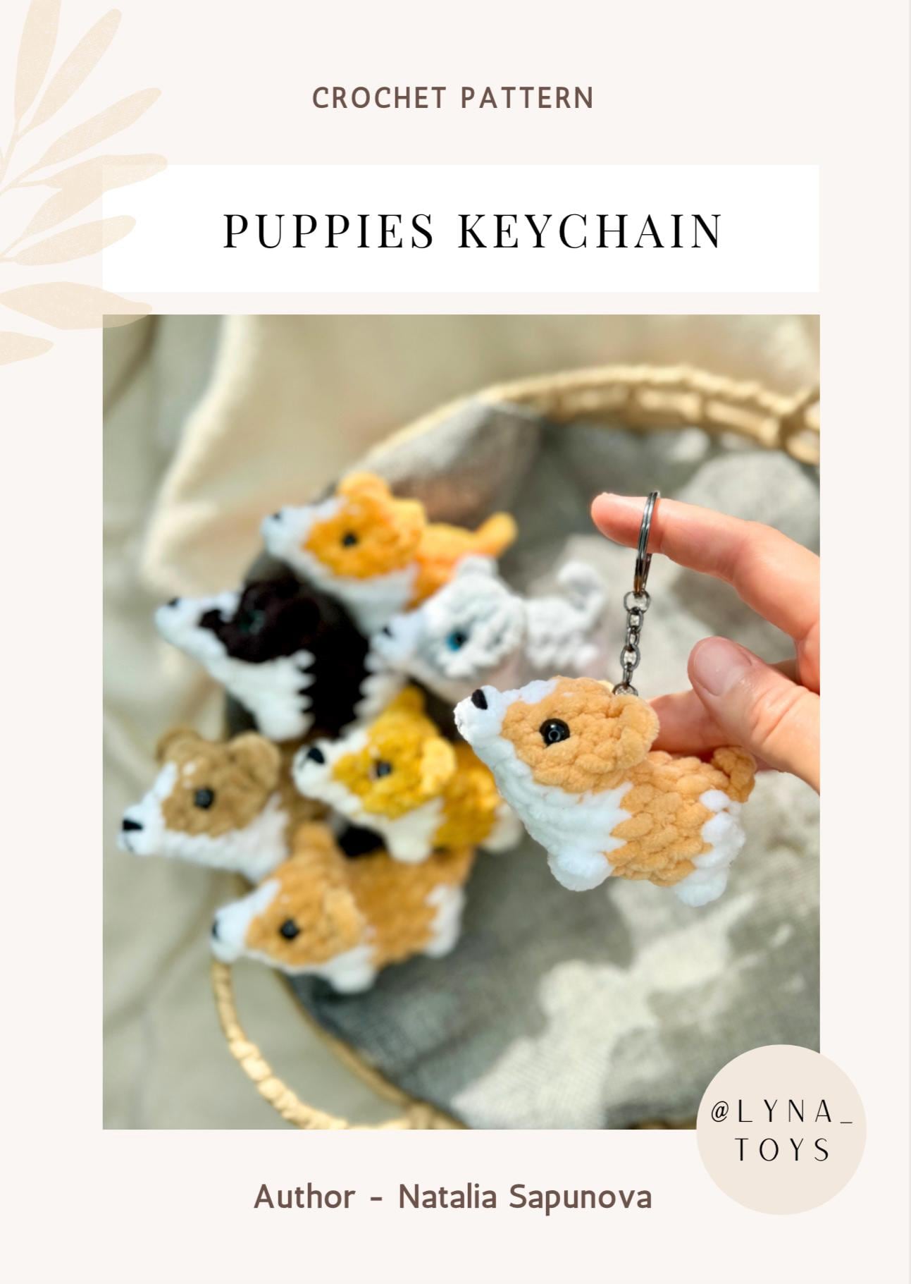 Crochet Pattern Puppies Keychain / Amigurumi Corgi, Husky / Crochet ...