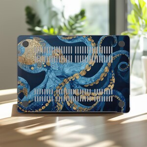 Octopus MacBook Air 13 Case 15 Inch Blue Mac Pro 14 16" M1 M2 M3 M4 Sea ...