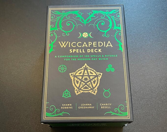 Wiccapedia Spell Deck - Deck and Leaflet Box Set - Like New Condition ...