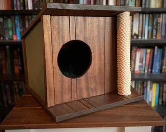 Mid Century Modern Cat House - Etsy