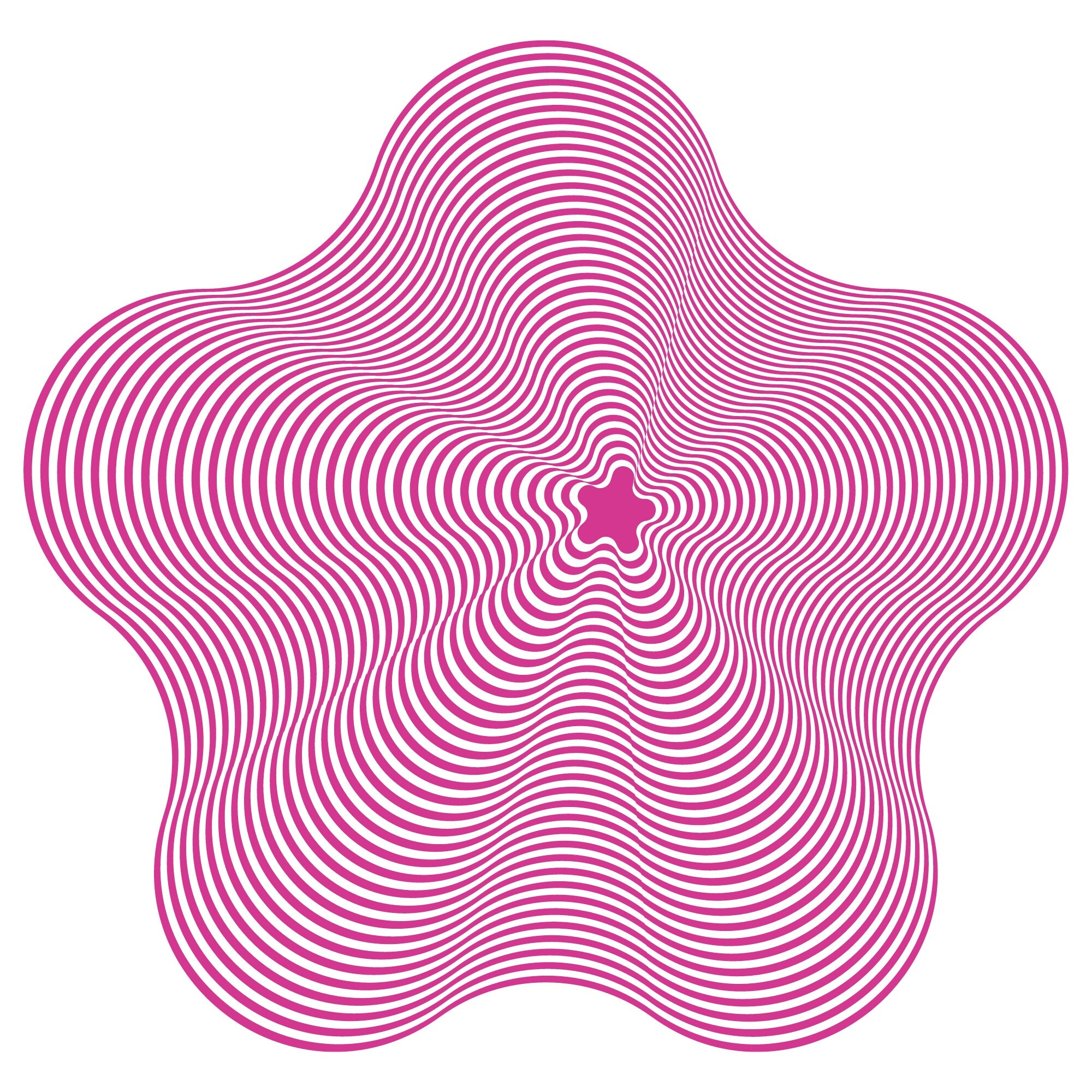 9 Mesmerizing Geometric, Hypnotic Line Art Patterns Digital Download ...