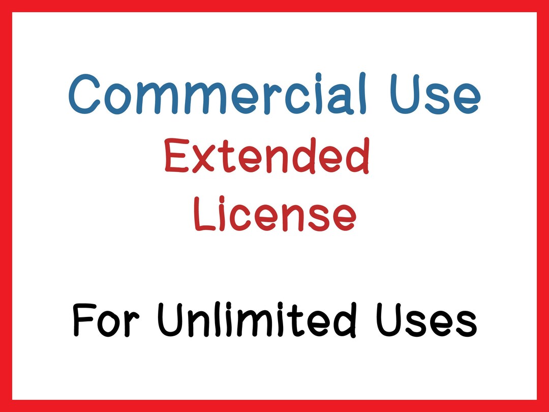 EXTENDED LICENSE for One Digital Product Design for One Person for ...
