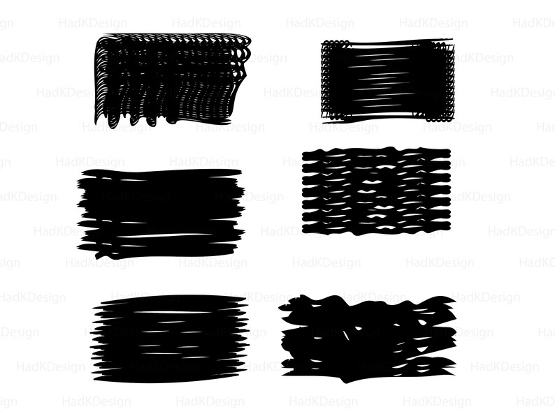 Paint Brushstroke Svg Bundle, Brush Stroke Svg Png, Abstract Shapes Svg ...