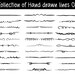 Hand-drawn Lines SVG, Brush and Stroke Line, an Element for Use in ...