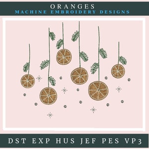 Orange Slices / Machine Embroidery Designs / Embroidery Design for ...