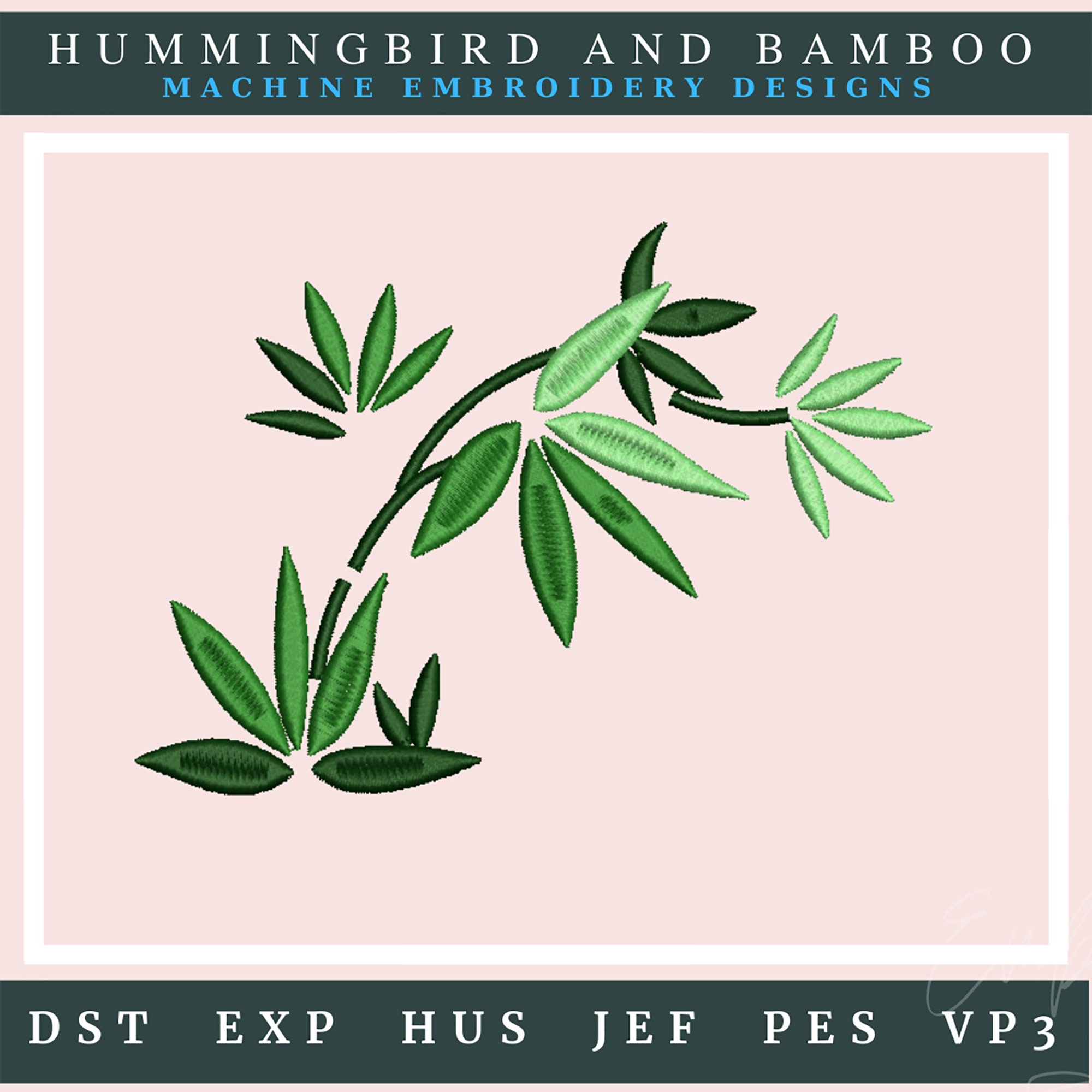 Machine Embroidery Designs . Hummingbird Embroidery . Bamboo - Etsy