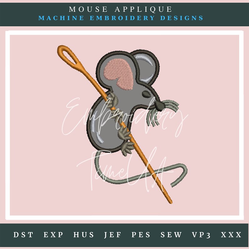 Art for Kids Hub. Machine Embroidery Designs. Mouse Applique. - Etsy