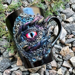 Mug Dragon, Mug Polymer Clay, Green Dragon Mug, Dragon Age, House of ...