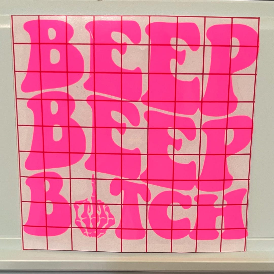 Beep Beep B*tch Vinyl Sticker Decal - Etsy
