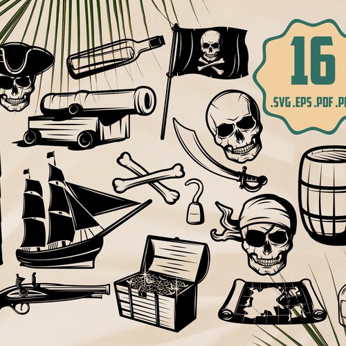 Pirate SVG Bundle - Etsy
