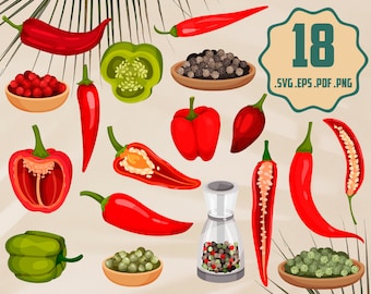 Hot Pepper Svg - Etsy
