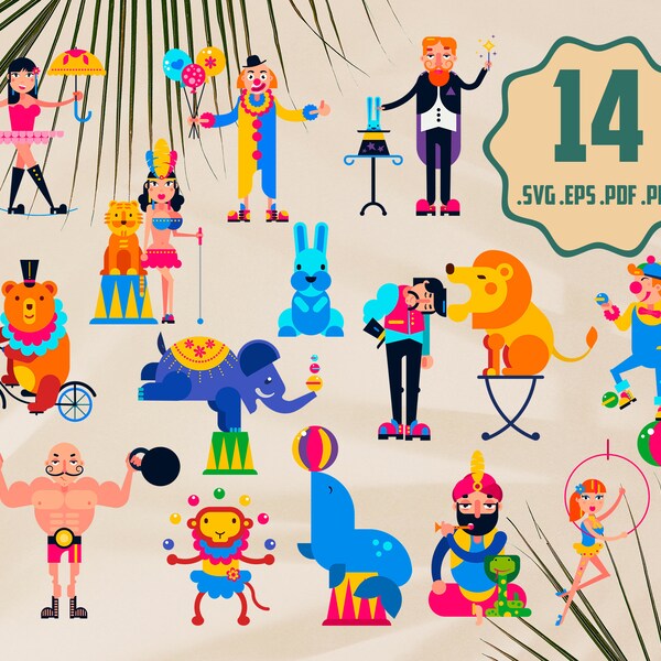 Circus Character - Etsy