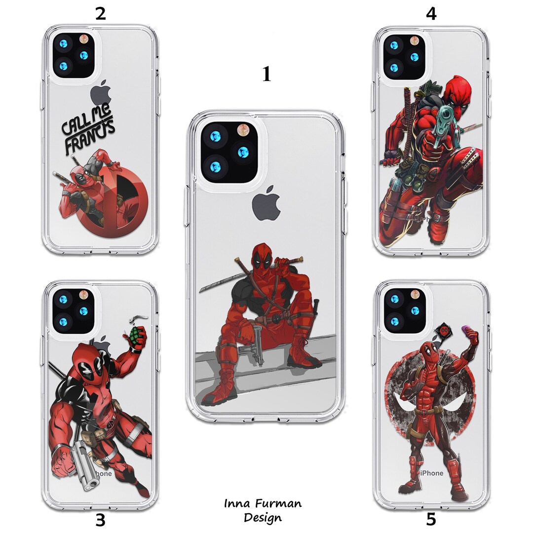 Deadpool iPhone 15 Pro Max Case Marvel Acrylic Case Galaxy S23 Ultra ...