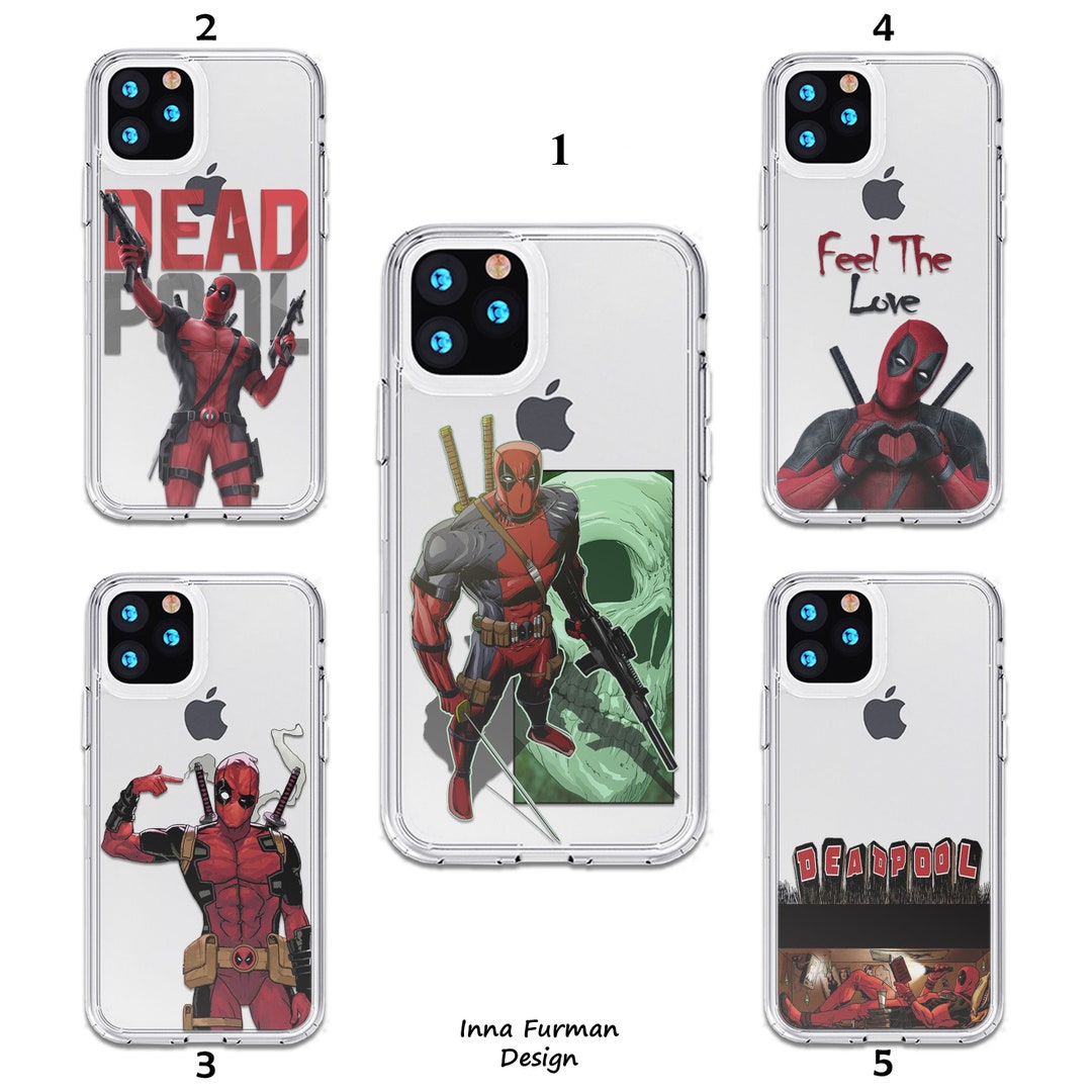 Deadpool iPhone 15 Pro Max Case Marvel Acrylic Case Galaxy S23 Ultra ...