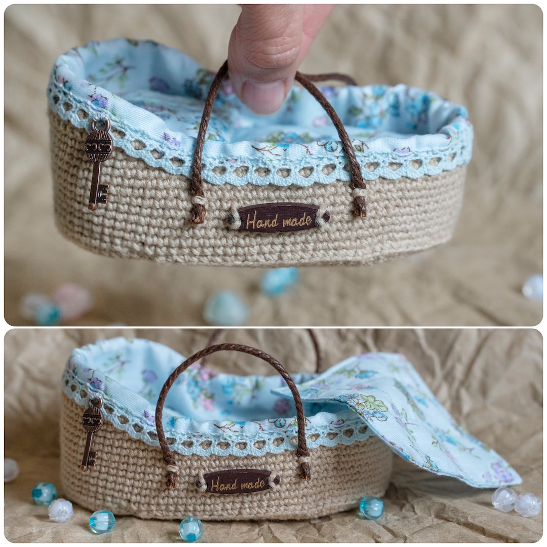 Mini Doll Basket for Baby Doll 2/5 3 Inch / Miniature Doll - Etsy