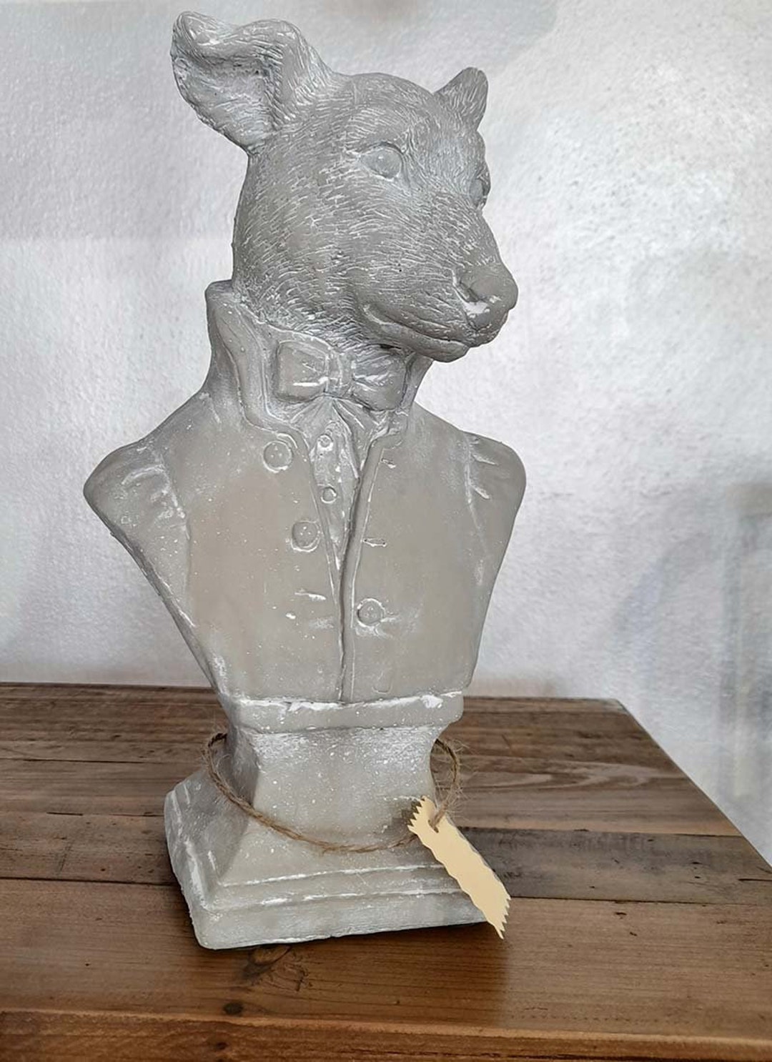 Dog Bust Sculpture in Concrete - Etsy