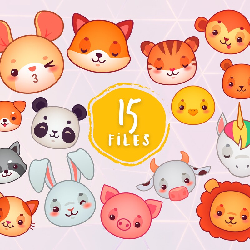 Kawaii Animals - Etsy