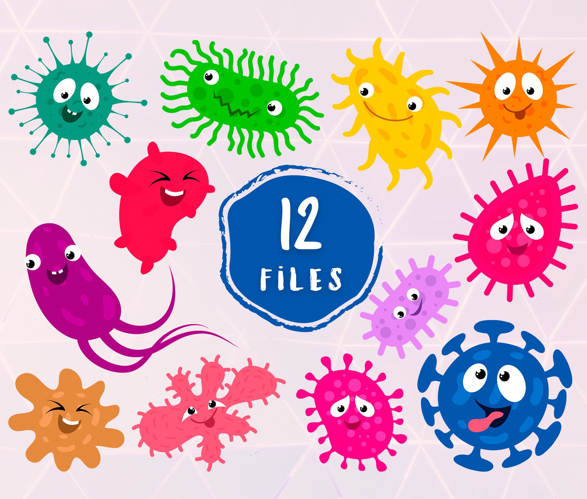 Germs And Bacteria Clipart
