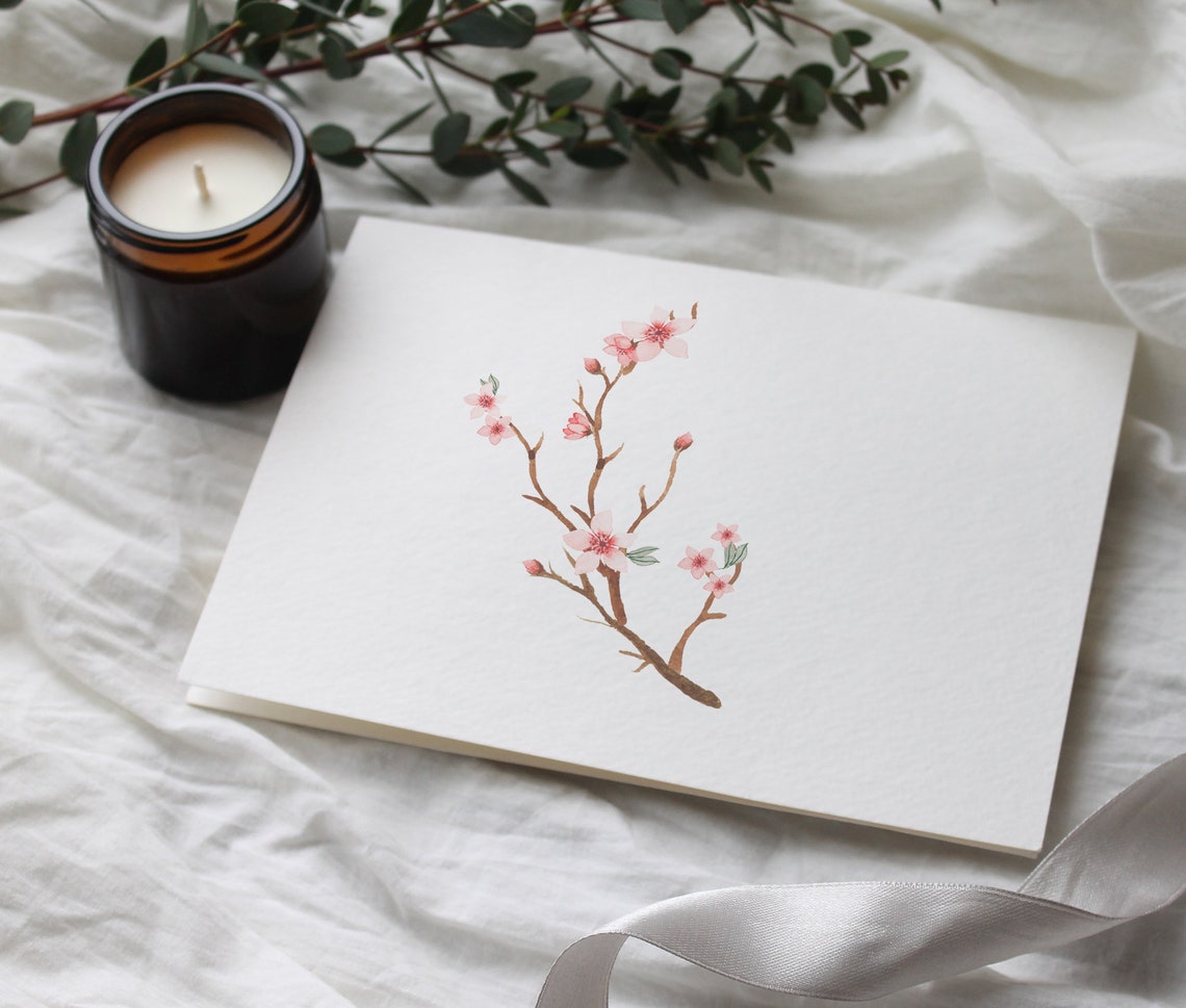 Sakura Flower SVG Illustration Flower Japan Sakura Vector - Etsy