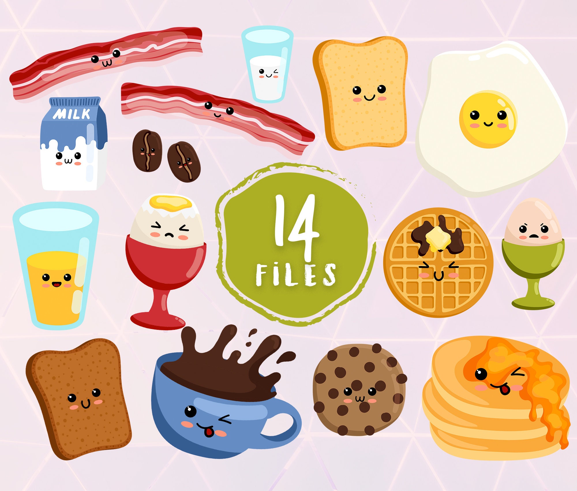 Cute Food Cartoons