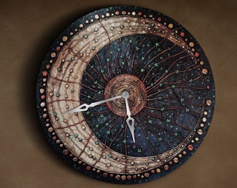 Day of the Week Clock Heptagon Rainbow Wall Clock Week - Etsy