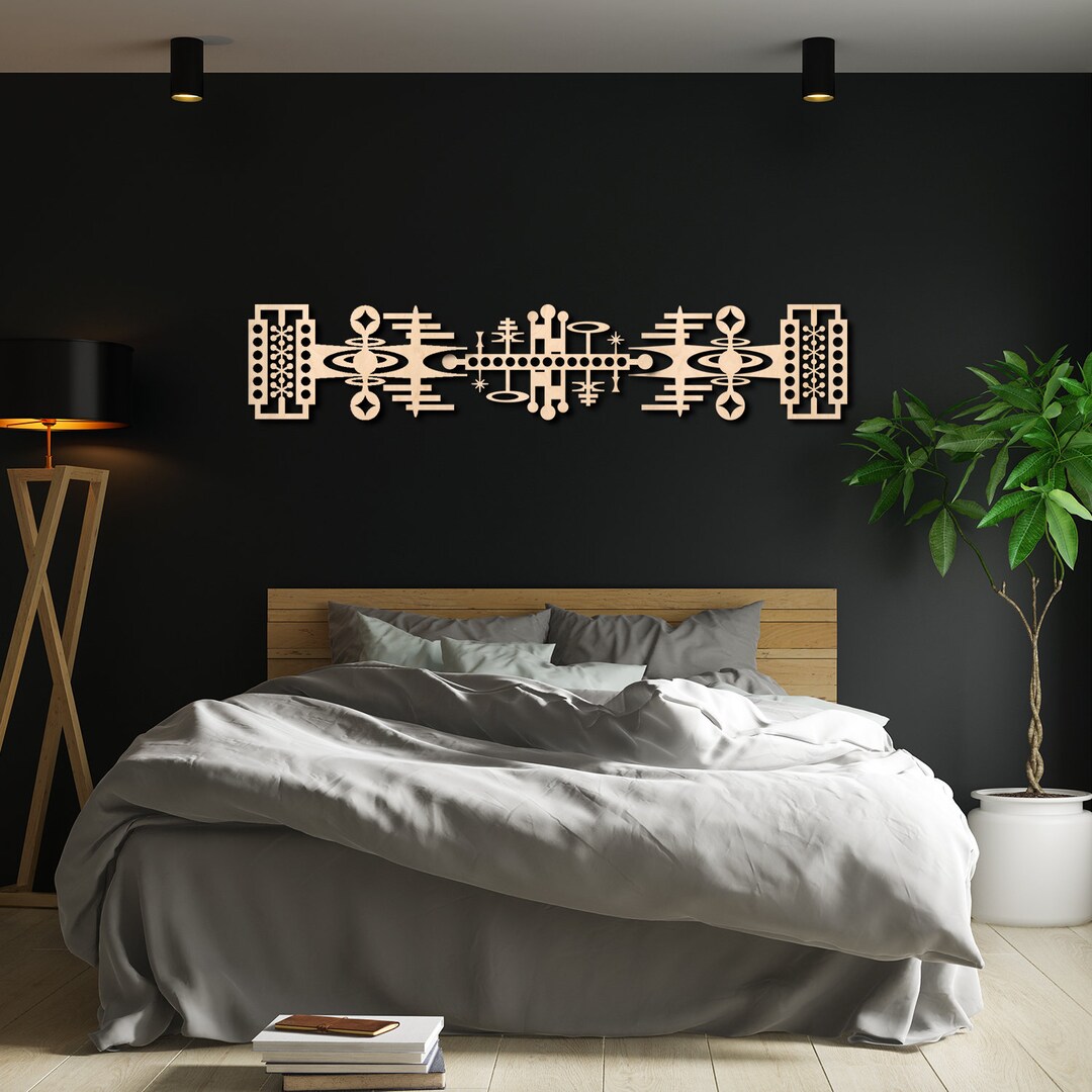Atomic Wall Decor, Atomic Wall Art Wooden, Mid Century Modern Wood Wall ...