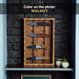 Knife Display Case, Custom Knife Holder, Knife Storage, Pocket Knife ...