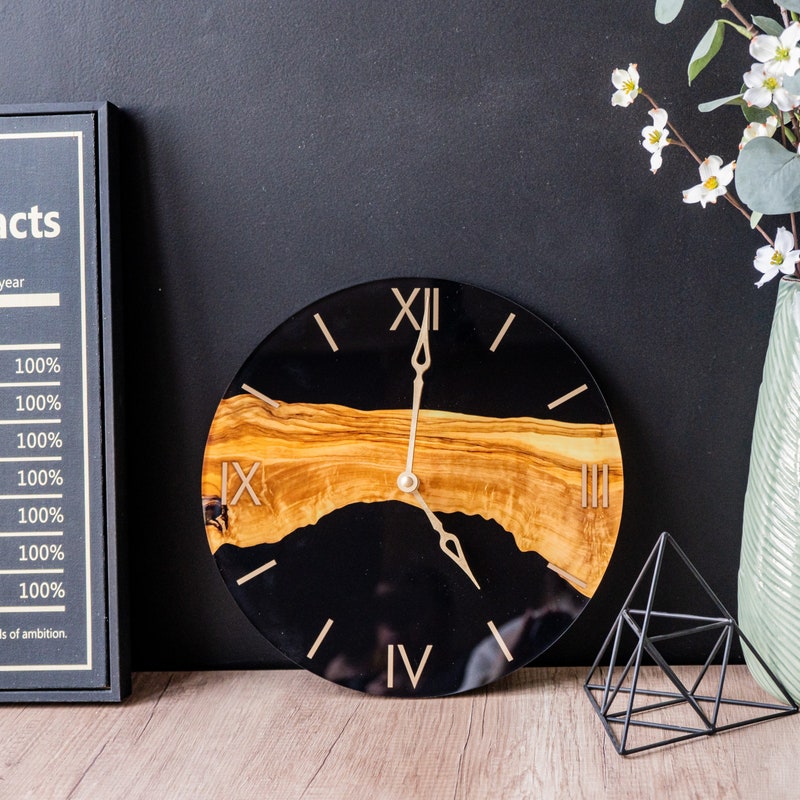 Epoxy Wall Clock - Etsy