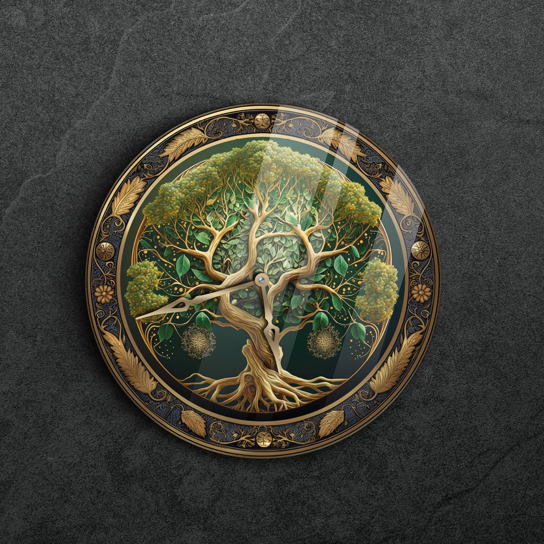 Tree of Life Clock, Tree Wall Clock, Celtic Wall Clock, Irish Wall ...