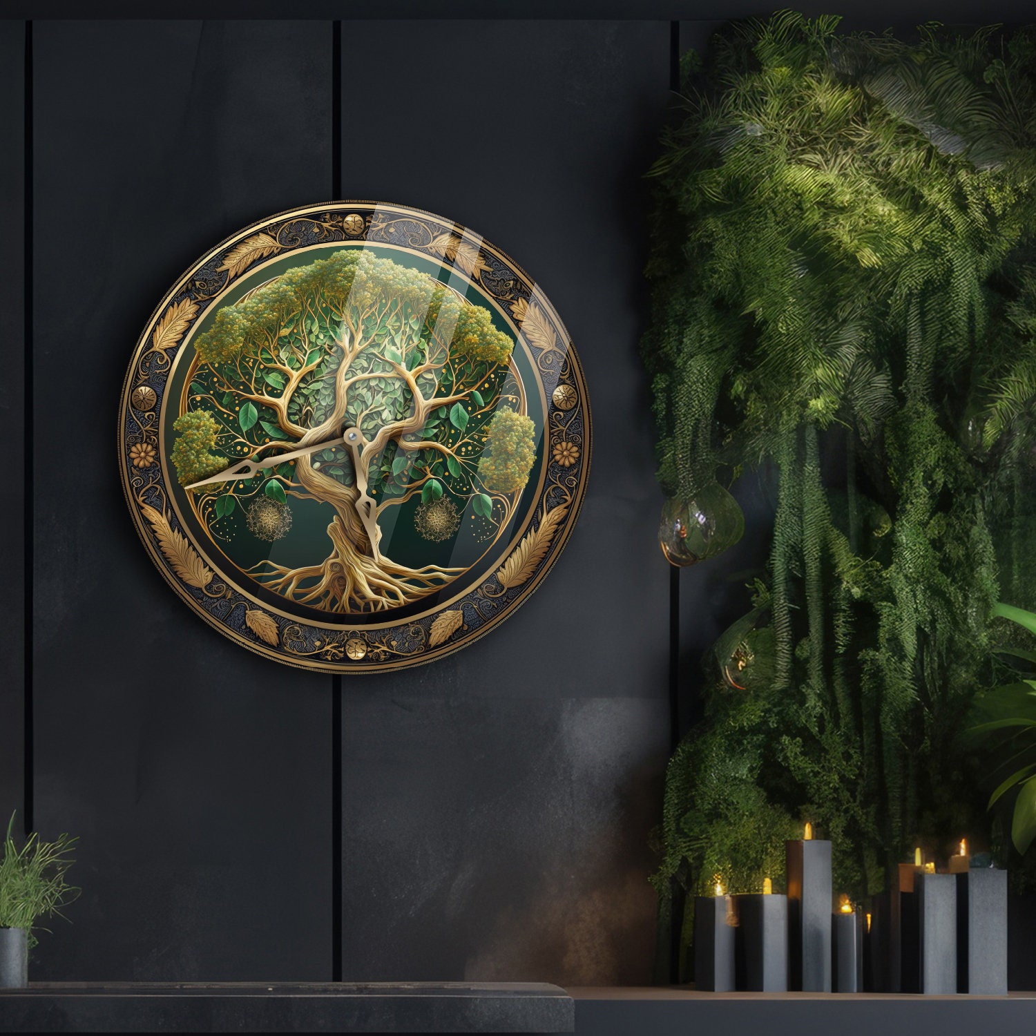 Tree of Life Clock, Tree Wall Clock, Celtic Wall Clock, Irish Wall ...