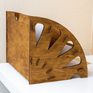 Office Desk Organizer Wood, Document Holder Desk, Document Rack ...