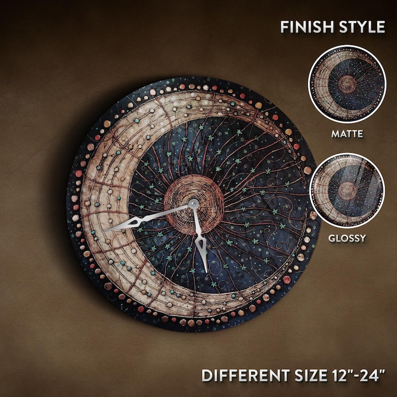 Moon Phase Clock - Etsy