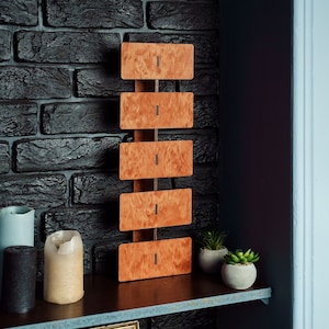 Wall Mount Watch Display, Wood Watch Stand,watch Hanger,watch Holder ...