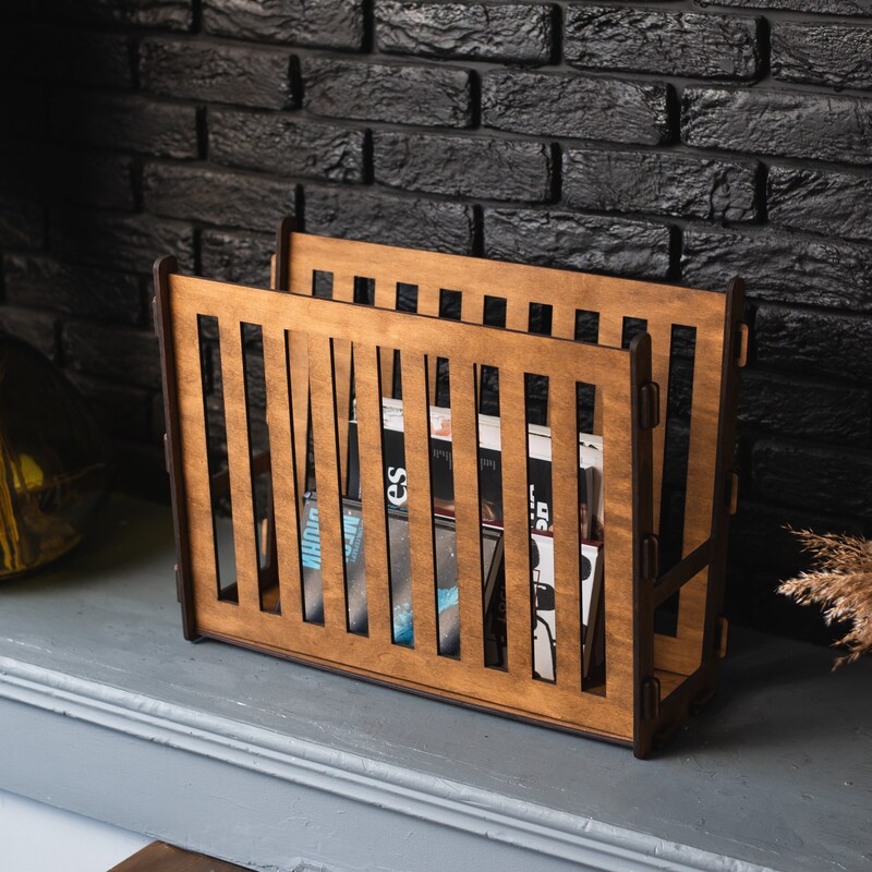 Magazine Rack Table - Etsy