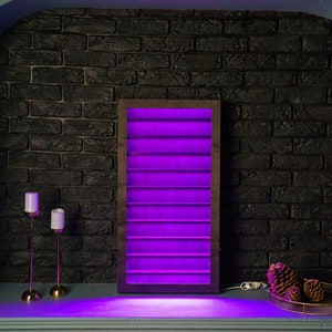 Shot Glass Cabinet Lighted, Shot Glass Display Case With Led, Shot ...