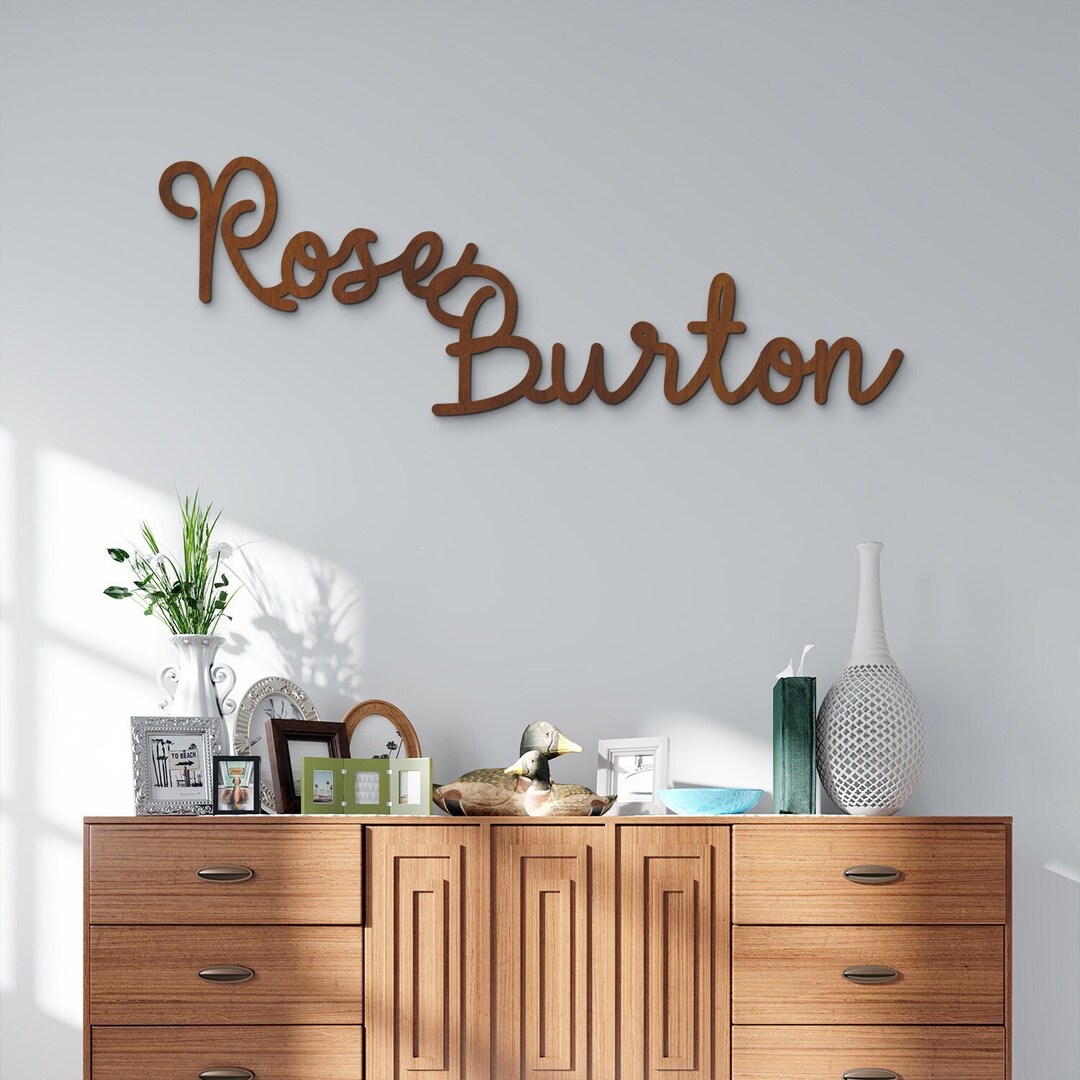 Custom Text Wood Wall Sign, Cut Out Wood Sign, Custom Wood Words,custom ...