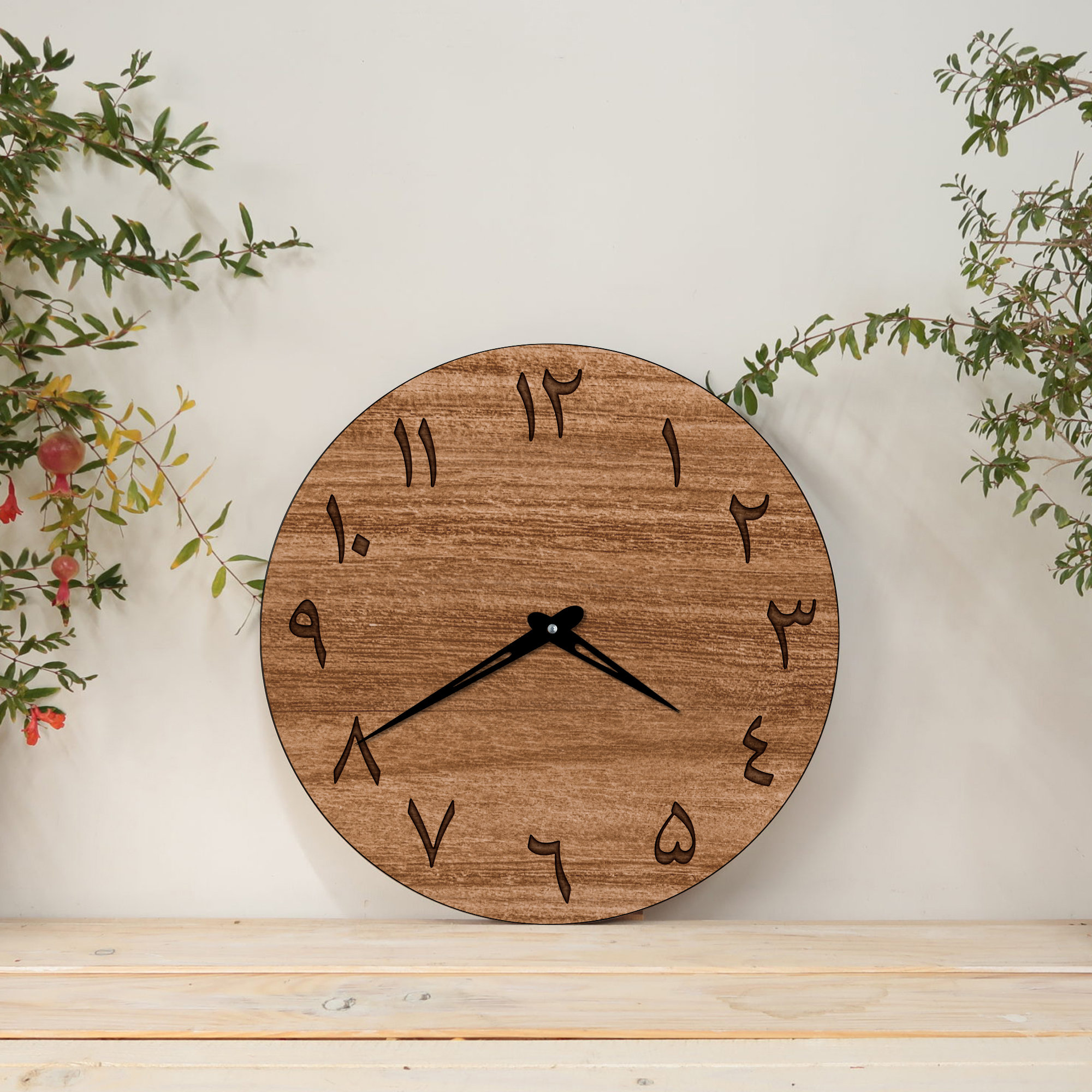 Arabic Wall Clock Islamic Wall Clock Arabic Wall Decor - Etsy