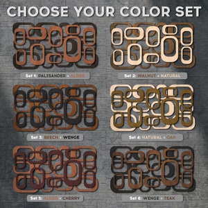 Atomic Wall Art Wooden,atomic Wall Decor,mid Century Modern Wall Decor ...