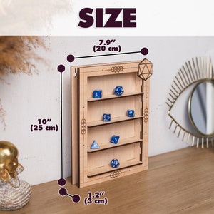 Dice Display Stand, Dice Display Cabinet, Dice Display Case, Dice ...