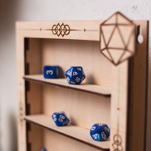 Dice Display Stand, Dice Display Cabinet, Dice Display Case, Dice ...