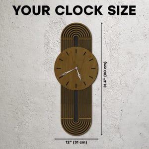 Modern Big Wall Clock, Oblong Wall Clock, Large Wall Clock,wall Clock ...