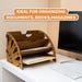 Office Desk Organizer Wood, Document Holder Desk, Document Rack ...