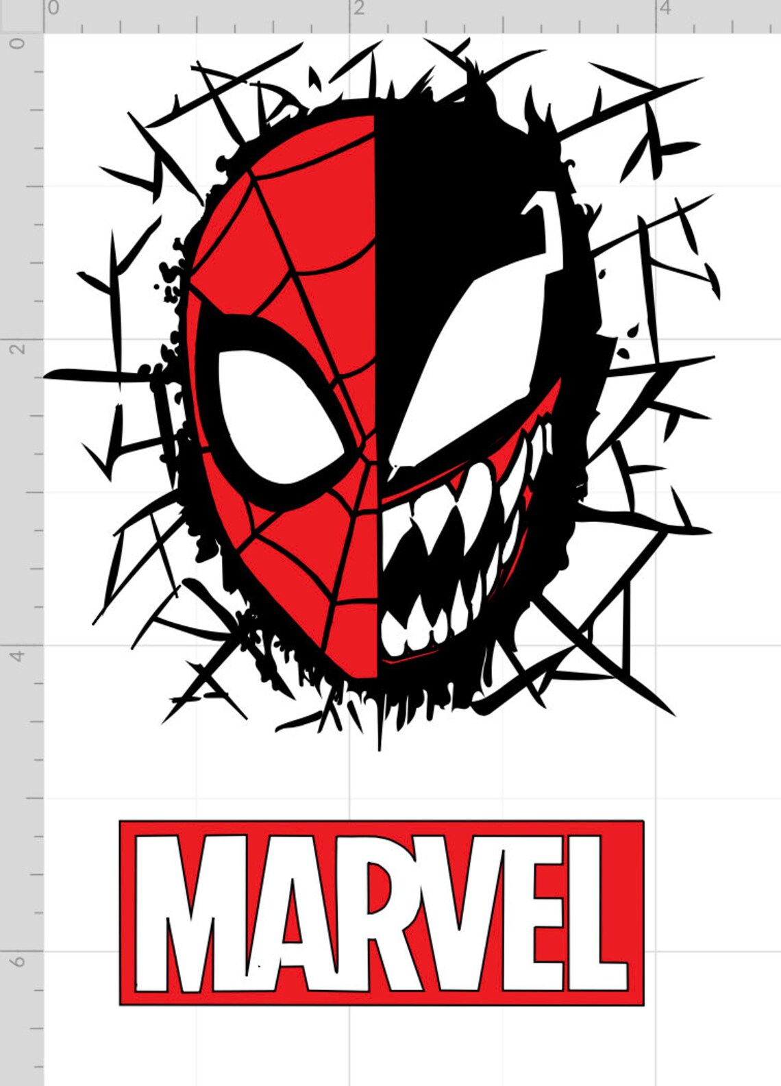 Spider-man Venom .SVG File - Etsy
