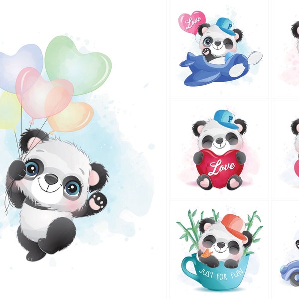 Baby Panda Bear - Etsy