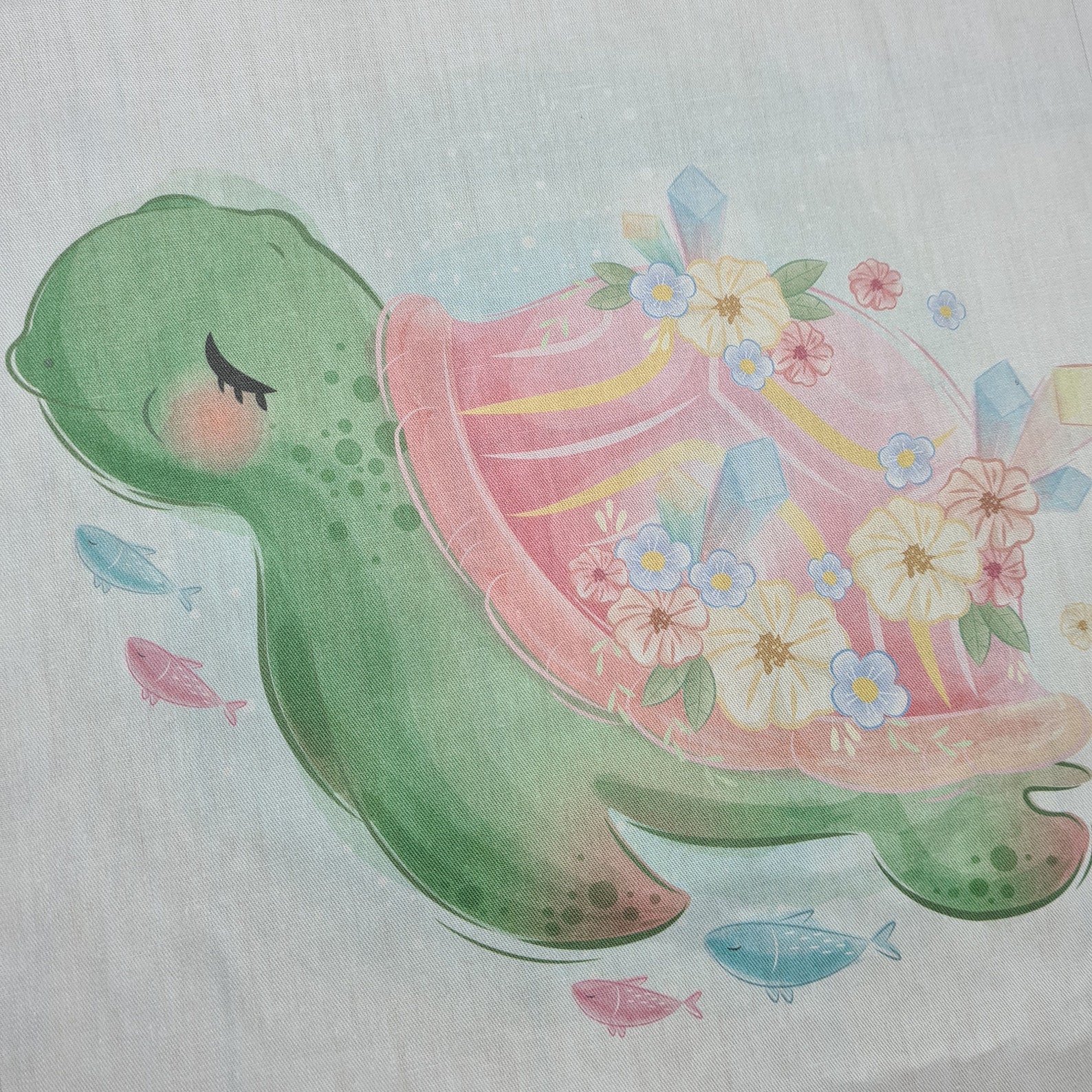 Sea Turtle Fabric Panel Cute Ocean Fabric for Quilting Baby - Etsy